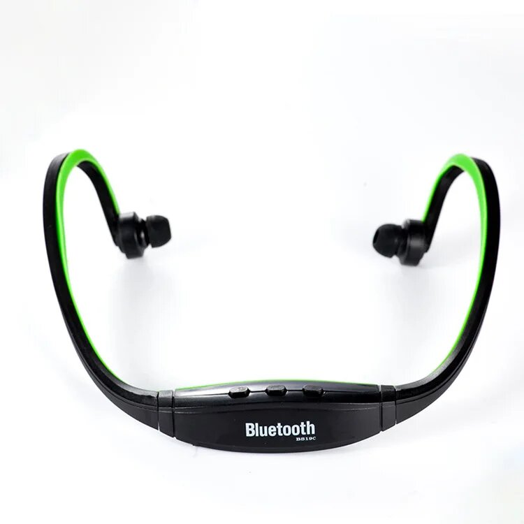 Беспроводные спортивные наушники S9 Bluetooth Зеленый, зеленый