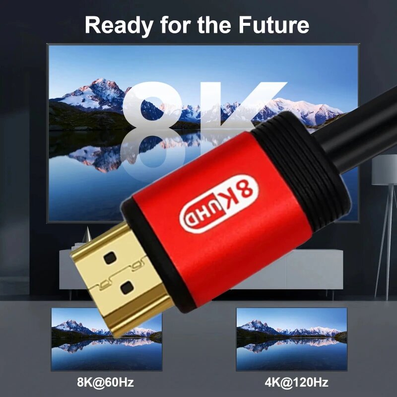 HDMI 8K кабель 0.5m — фото 1