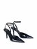 Туфли BALMAIN Patent-leather strappy courts, размер 40, синий
