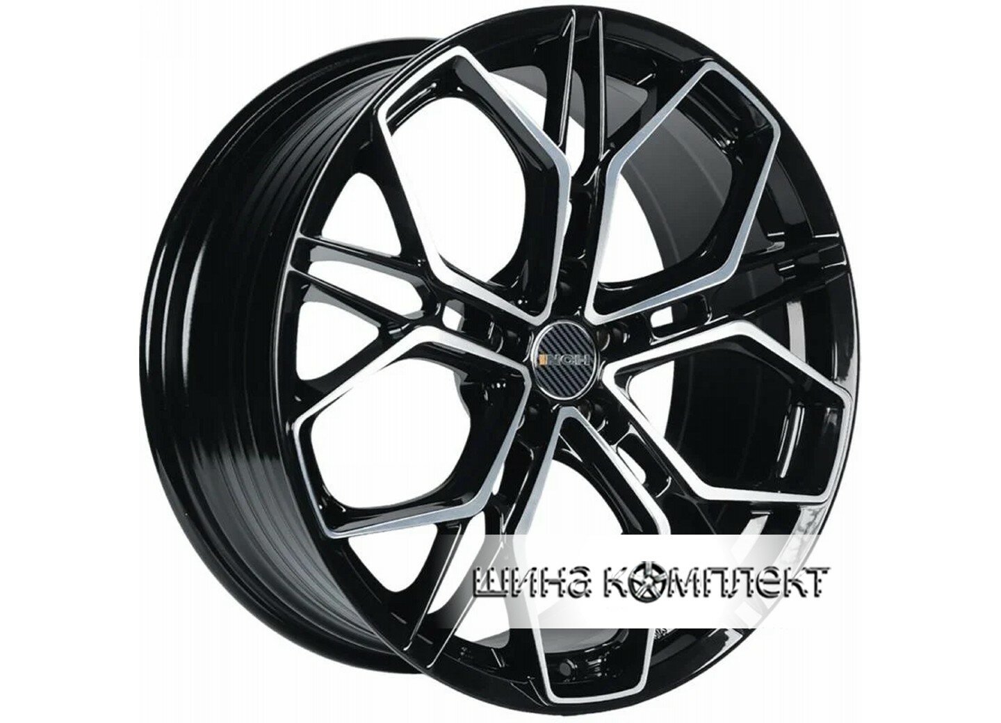 Колесный диск INCH FA8534 8x18 5x114,3 ET30 60,1 Gloss Black Machined Face