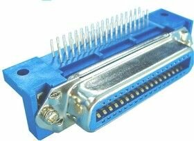 Разъем CENTRONICS CENR-36F (DS-1079 - F - 36), Centronic-36 розетка на плату угловая #22