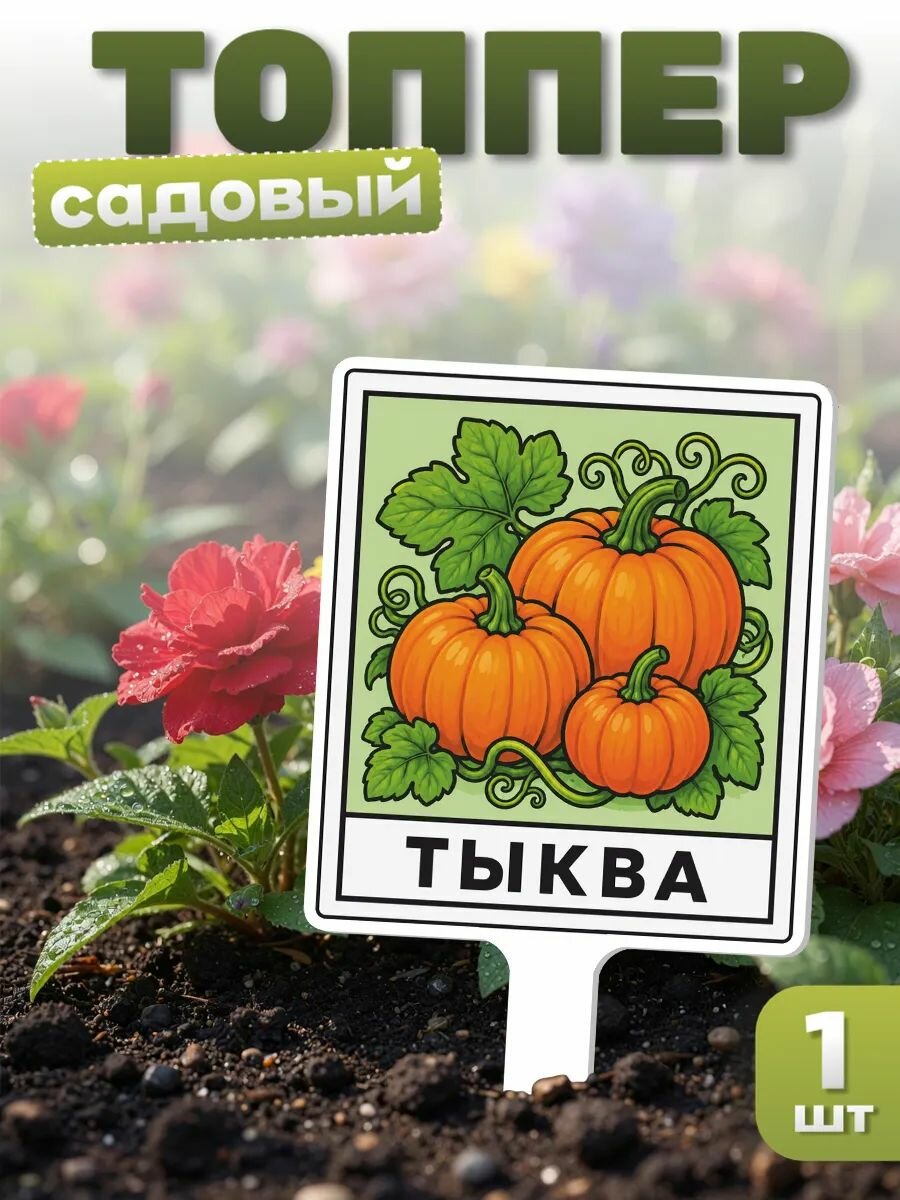 Садовые фигурки для дачи овощи Тыква