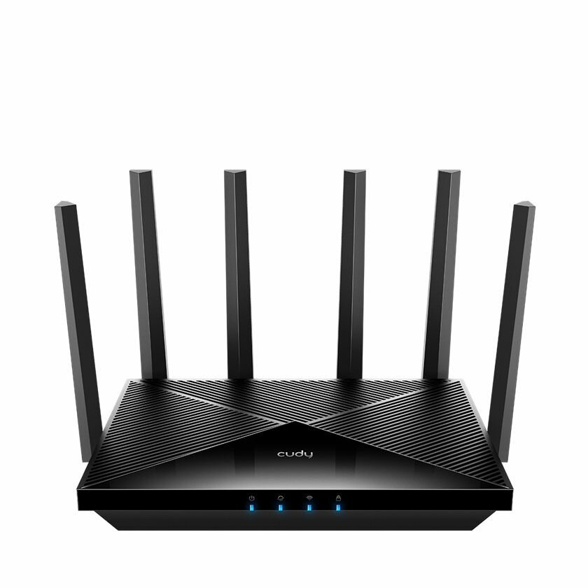 Роутер Wi-Fi Cudy 2.4 ГГц, 5 ГГц черный WR6500H