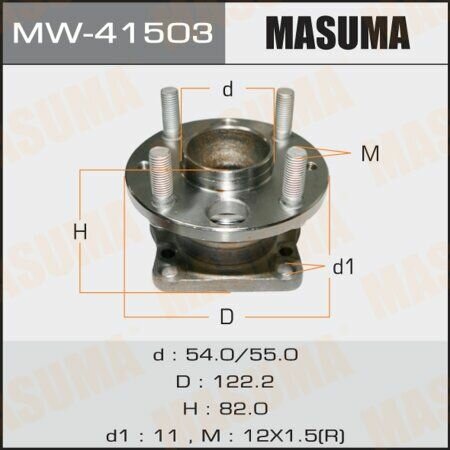 MW-41503 Ступица колеса Мазда 2/DEMIO задняя