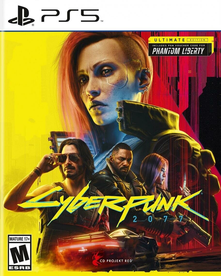 Игра для PlayStation 5 – Cyberpunk Ultimate Edition 2077, русская версия