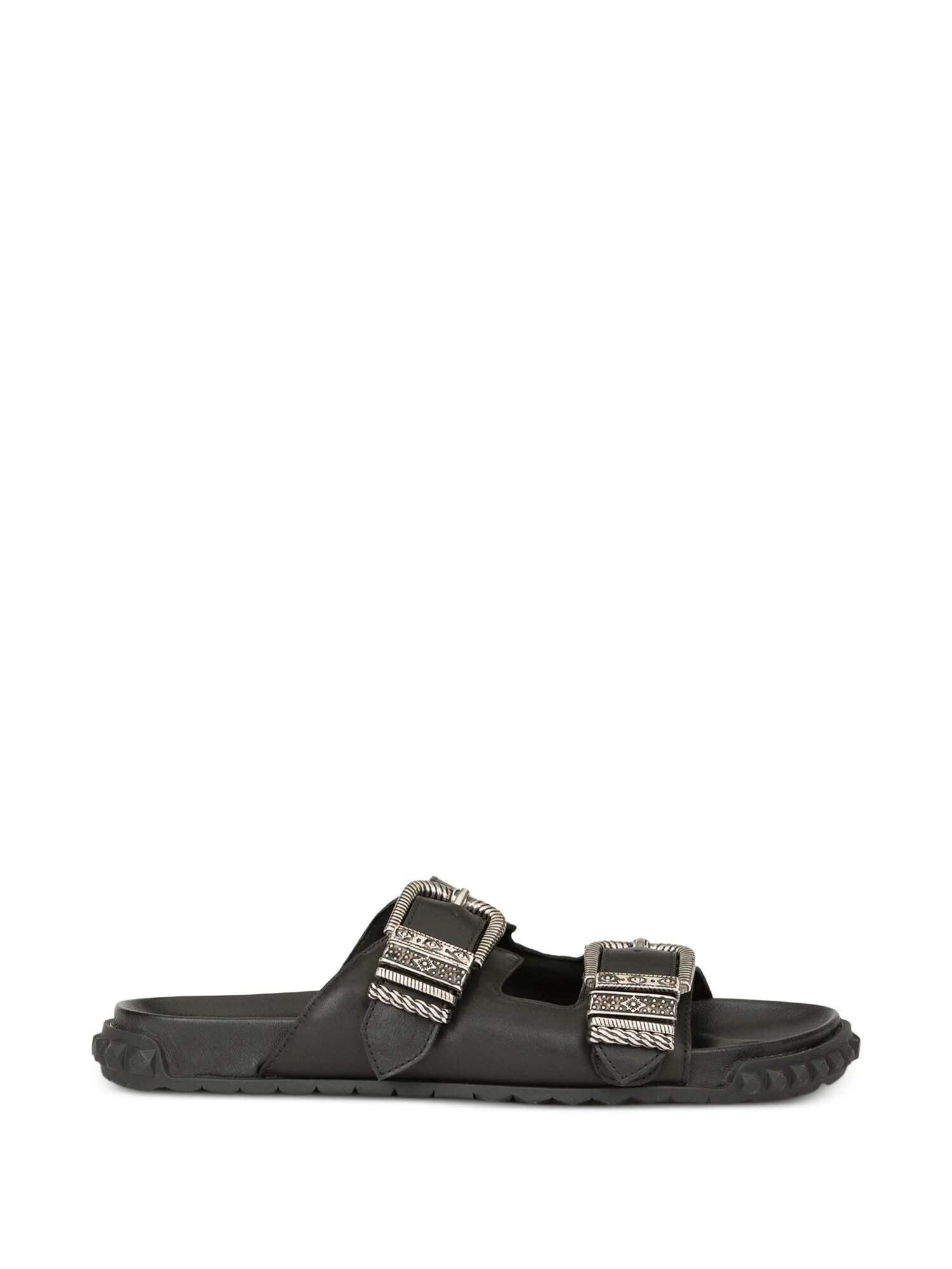 Босоножки Buckle-strap leather sandals