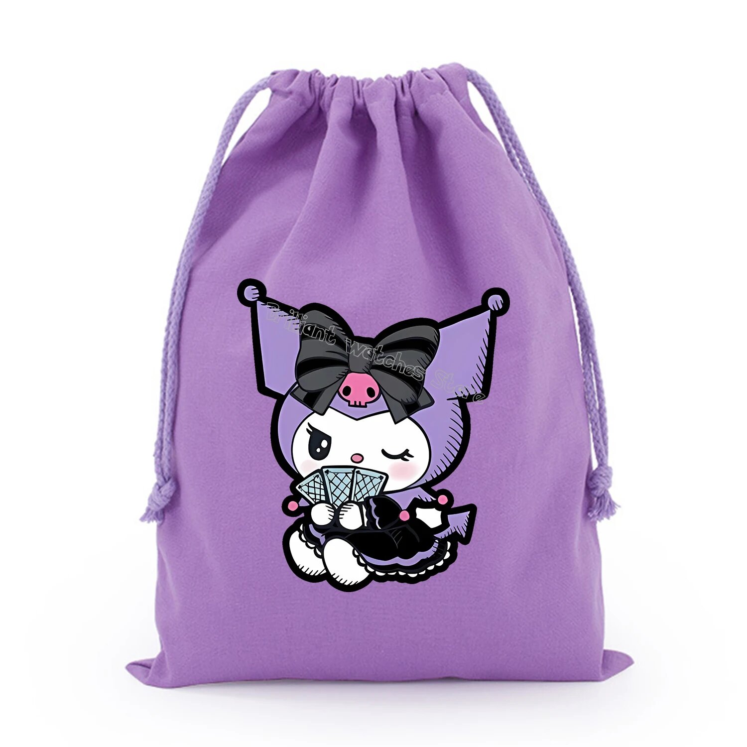 Хлопковая сумка Kuromi keeppley KT 1428, 25x32cm