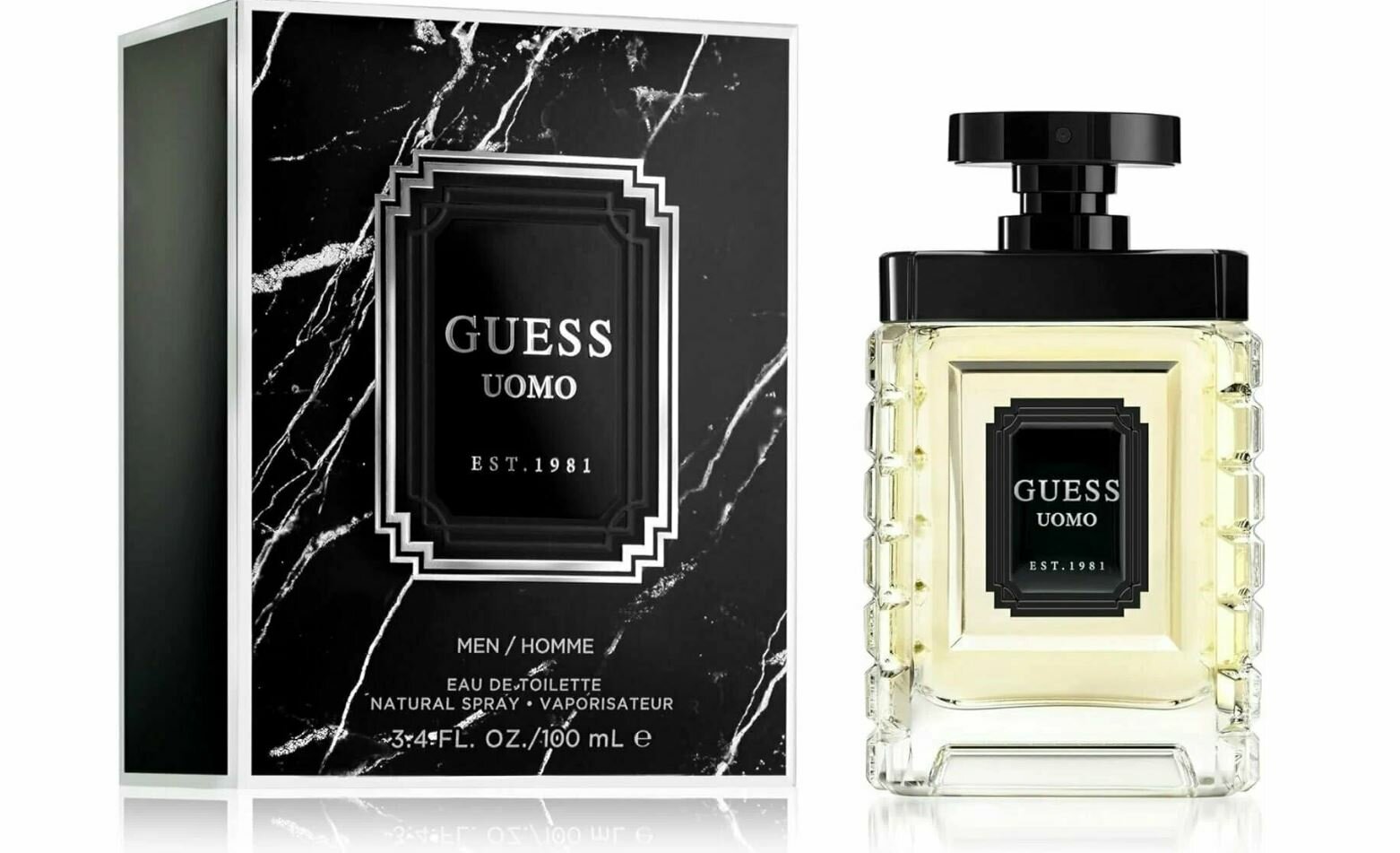 Туалетная вода Guess Uomo 100 мл, восточный, фужерный, пряный аромат