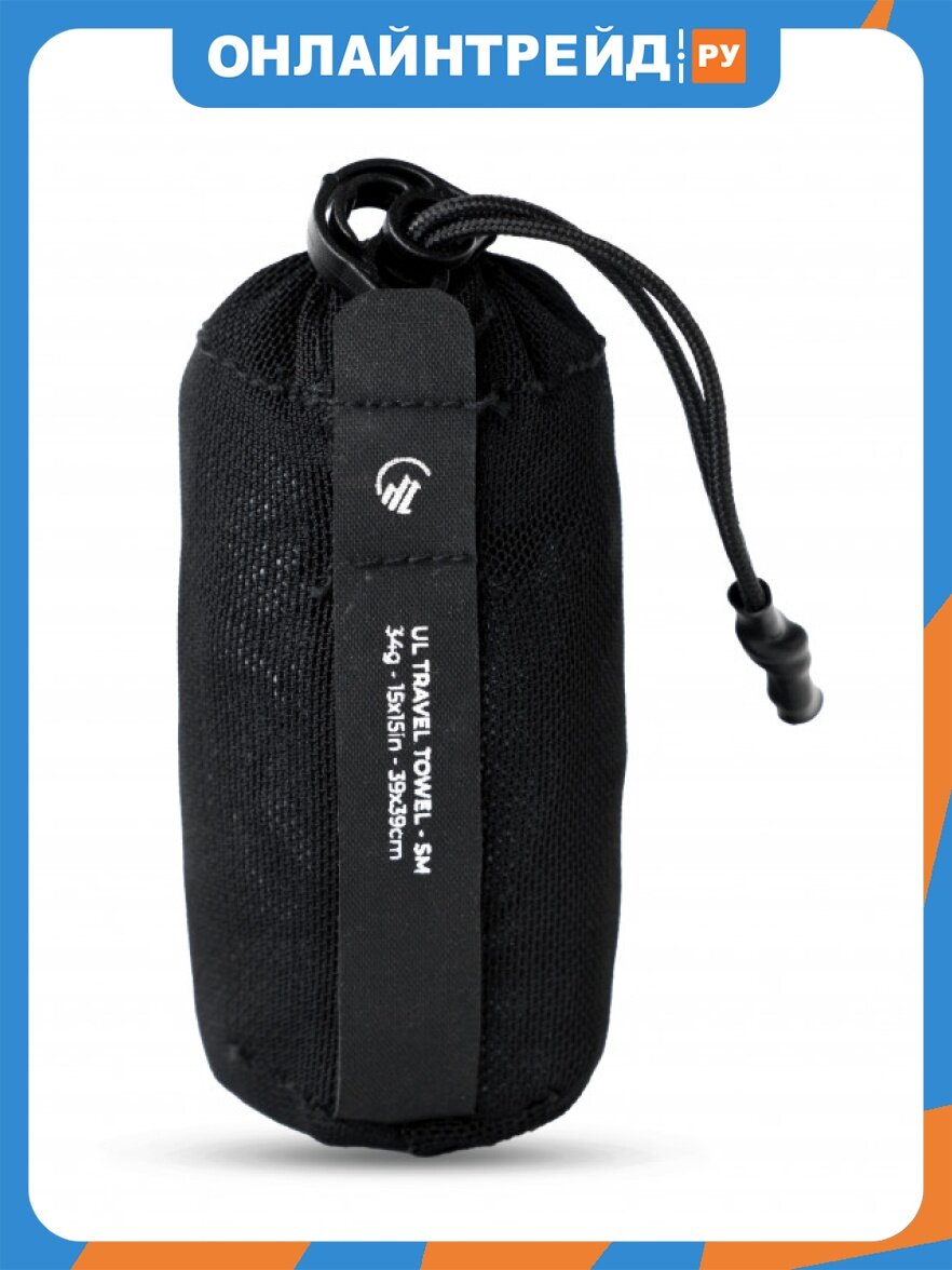 Полотенце Matador Ultralight Travel Towel малой из микрофибры, серое (MATULTS001CH)