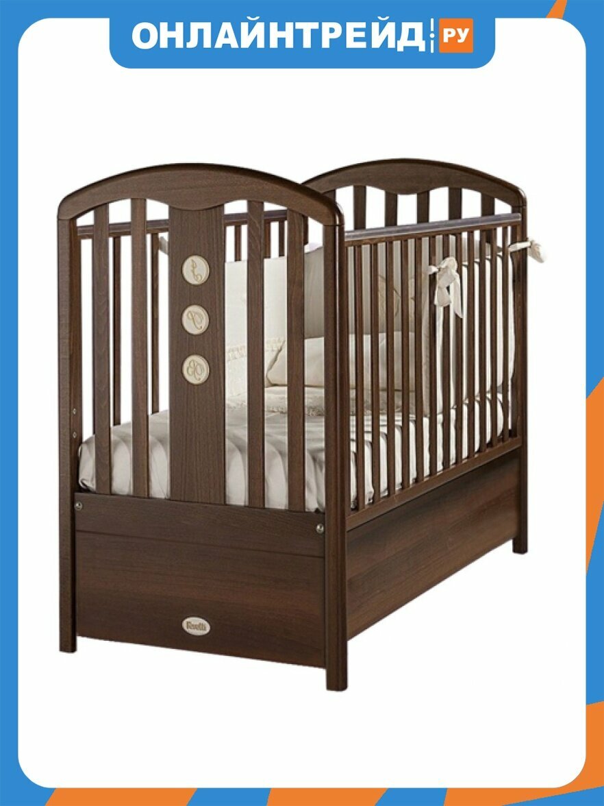 Кроватка Feretti FMS ELEGANCE NOCE/ WALNUT темный