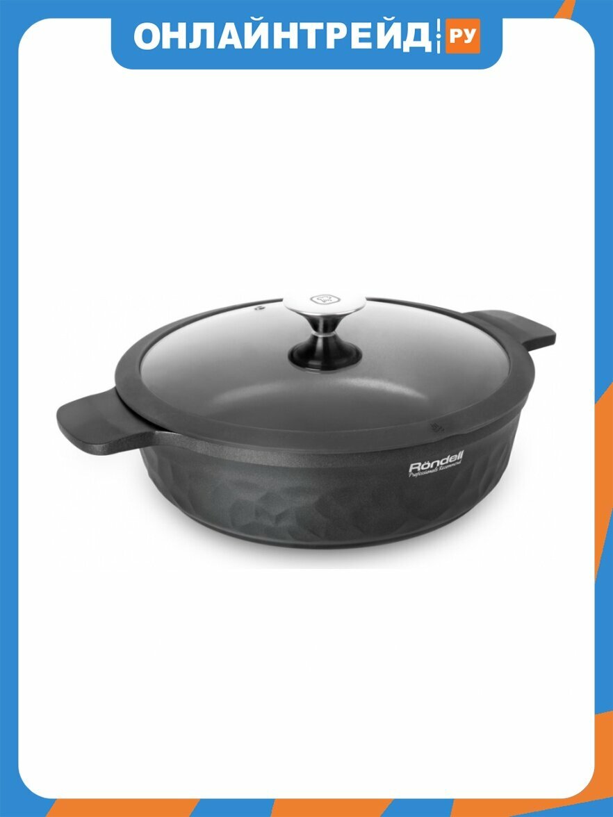 Сотейник с крышкой Rondell ArtDeco, 28 см (RDA-1255)