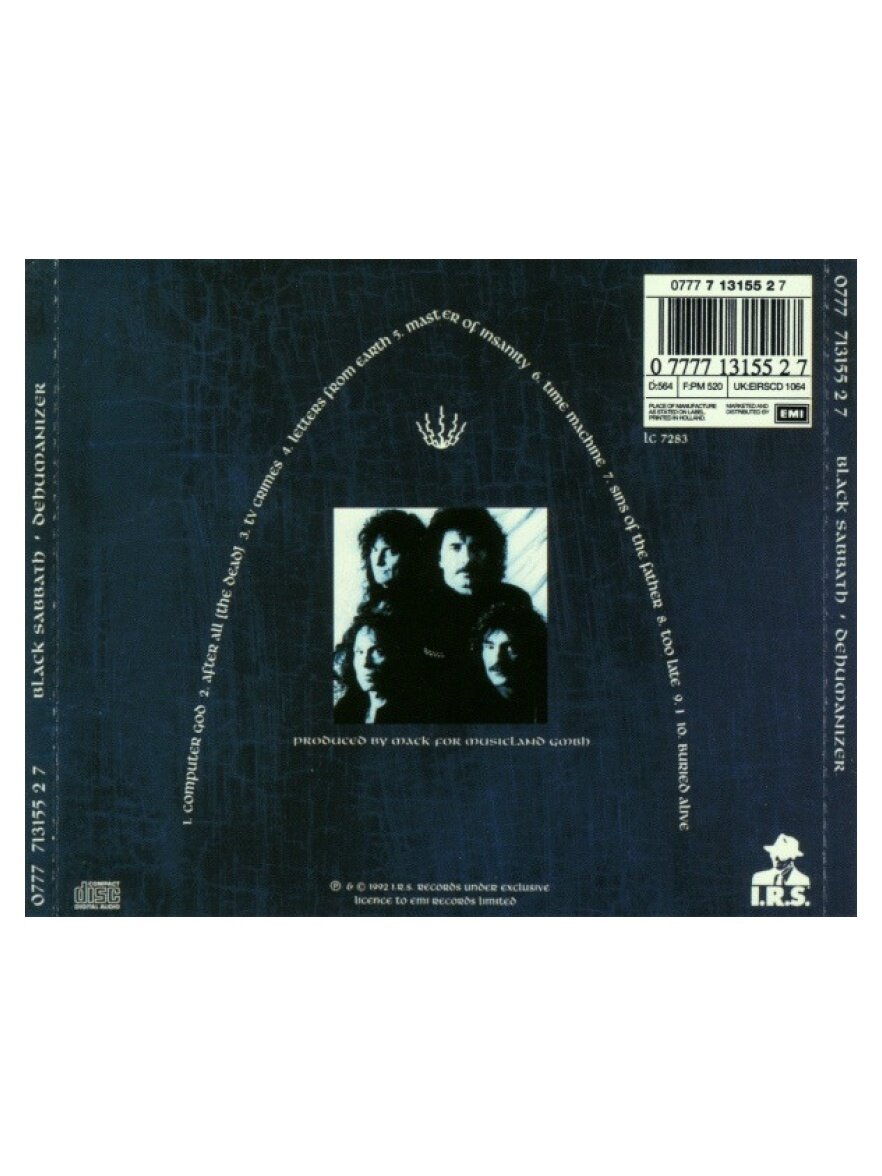 Компакт-диск Universal Music Black Sabbath - Dehumanizer — фото 1