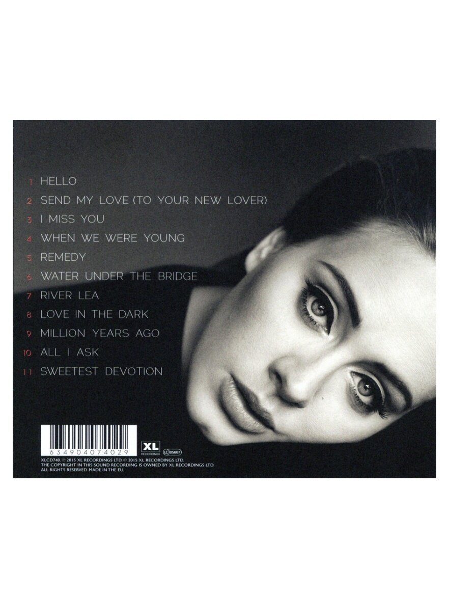 Компакт-диск Warner Music Adele – 25 — фото 1