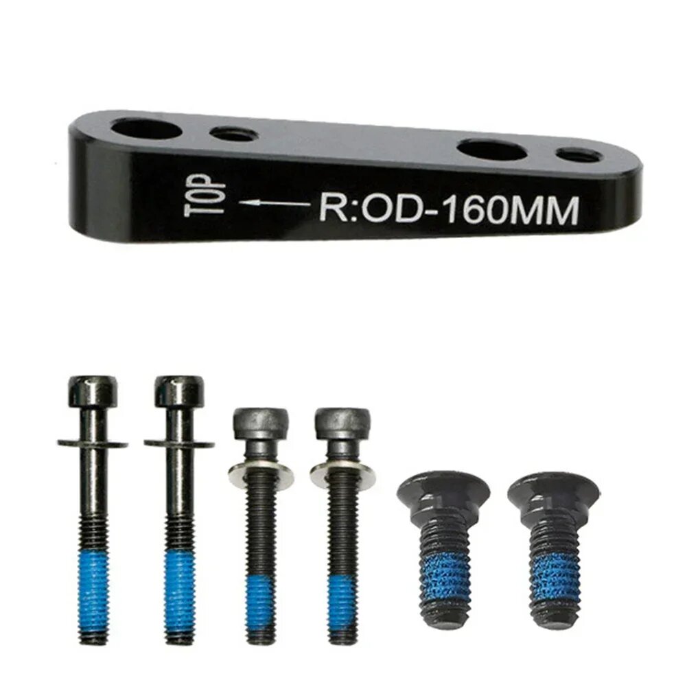 TOOPRE Алюминиевый адаптер дискового тормоза 140/160 мм черный rear adapter