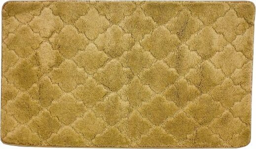 Коврик для ванной Bath Plus GR262, 70x120 см, латексная основа, антискользящий, бежевый