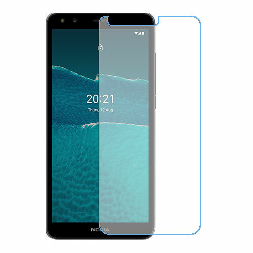 Скрин Мобайл защитный экран для Nokia C1 2nd Edition из нано стекло 9H