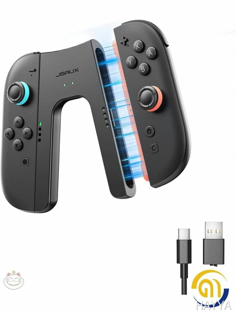 JSAUX Switch 2 Grip для Nintendo Switch 2, контроллер с магнитным захватом