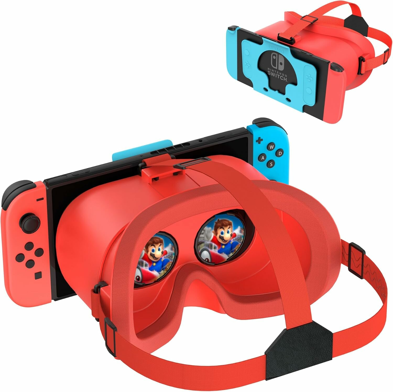Виртуальные очки для Nintendo Switch/Switch OLED, регулируемые HD линзы, удобное оголовье, совместимость с Labo VR, стильный аксессуар