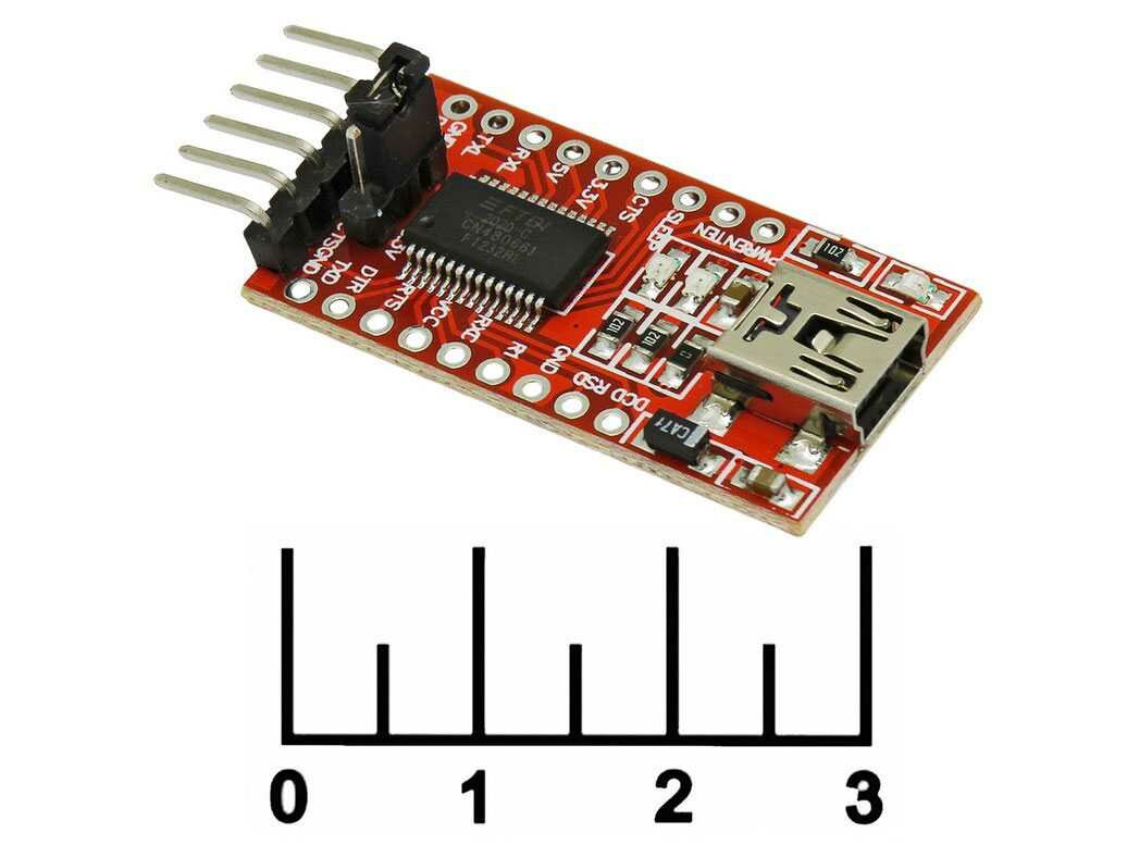 Преобразователь USB-RS-232 (FT232RL) HW-417/YP-05