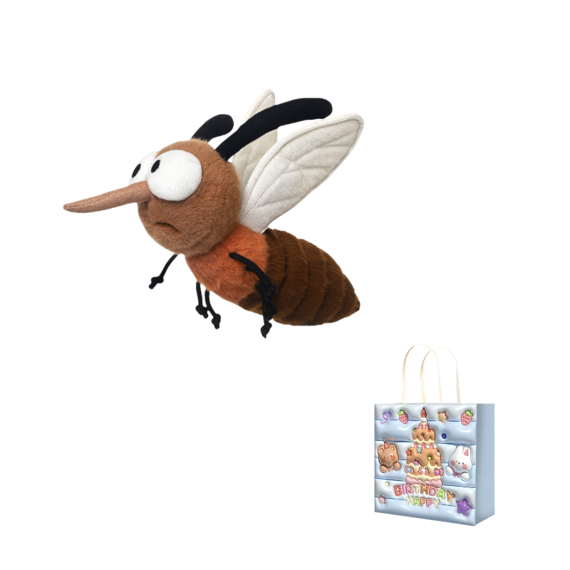 Игровой набор унисекс MENGSHUQI милый купольный плюшевый Mosquito Dome, 25CM EU