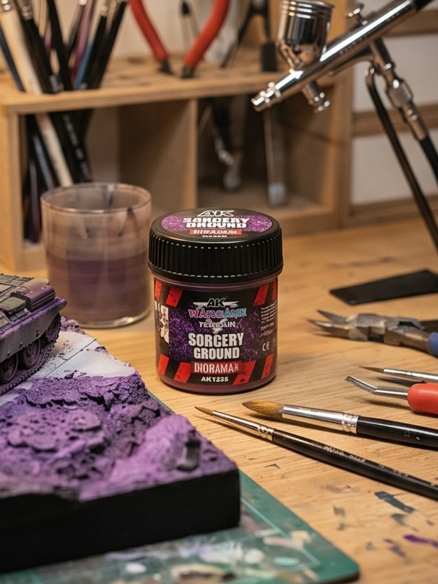 Паста для моделирования AK Interactive Sorcery Ground 100ml — фото 1
