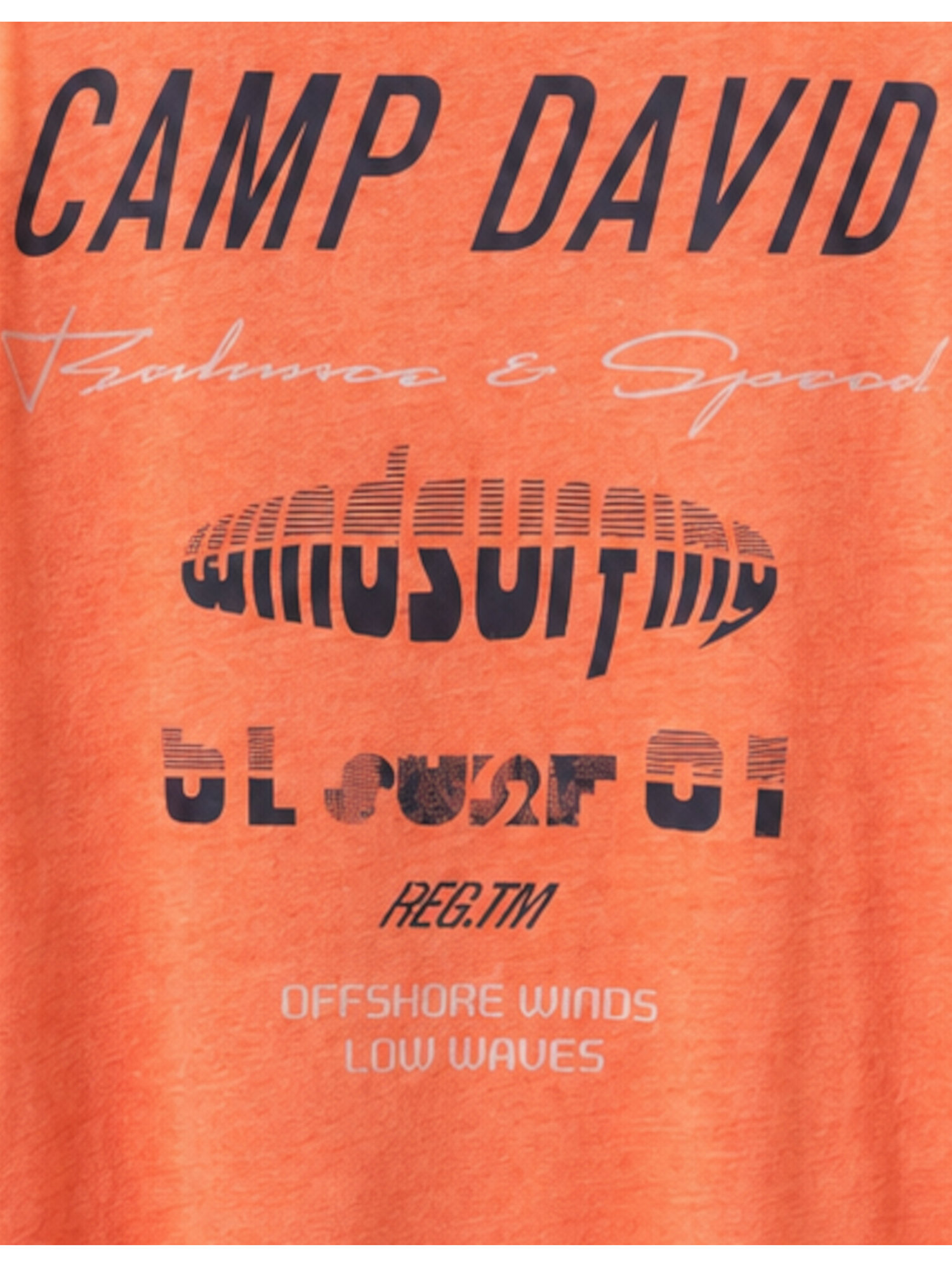 Майка спортивная Camp David, размер S, оранжевый — фото 1