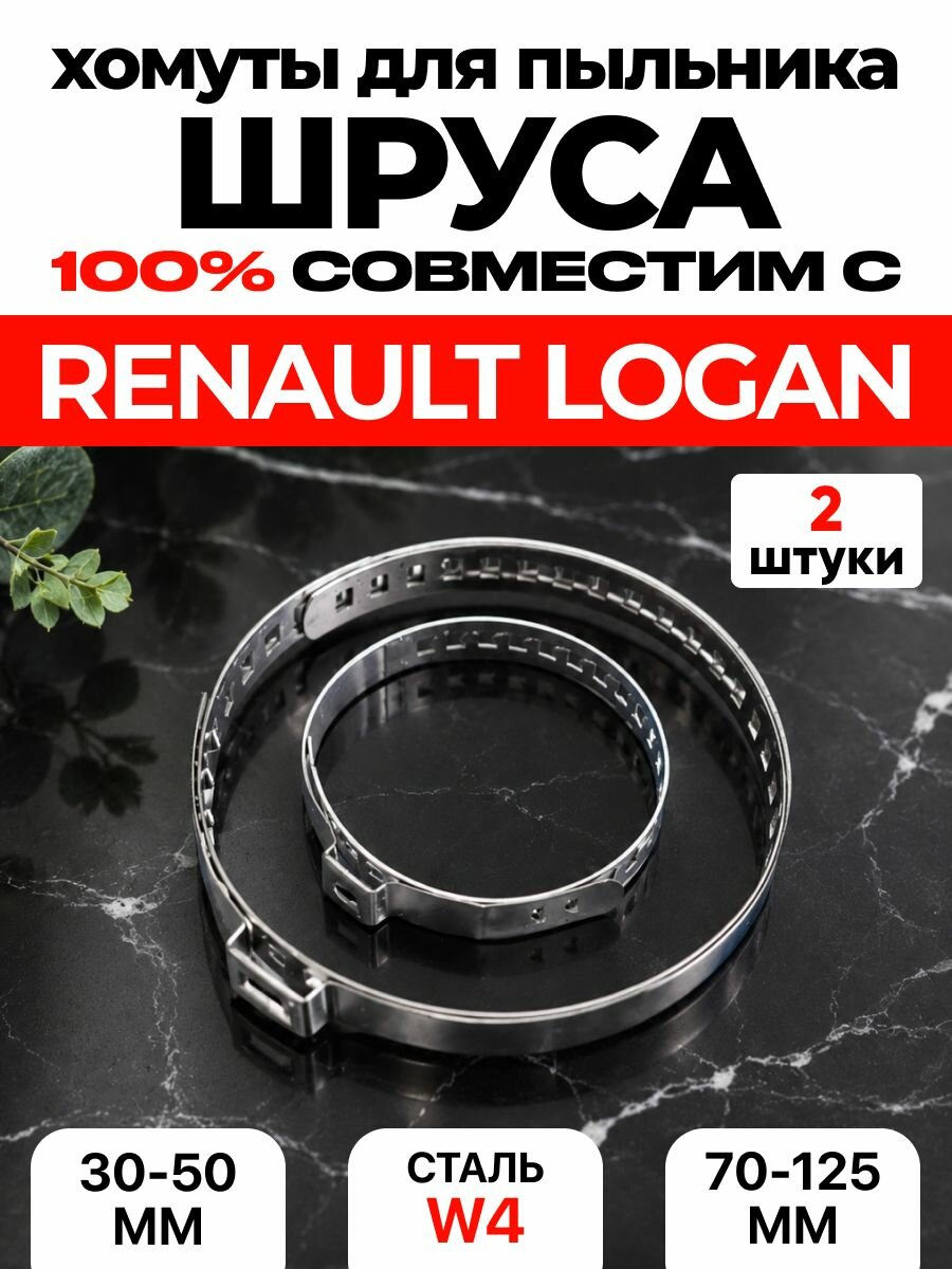 Хомуты для пыльника шруса для RENAULT LOGAN ленточные рено логан Арт: XZ3-P42L8