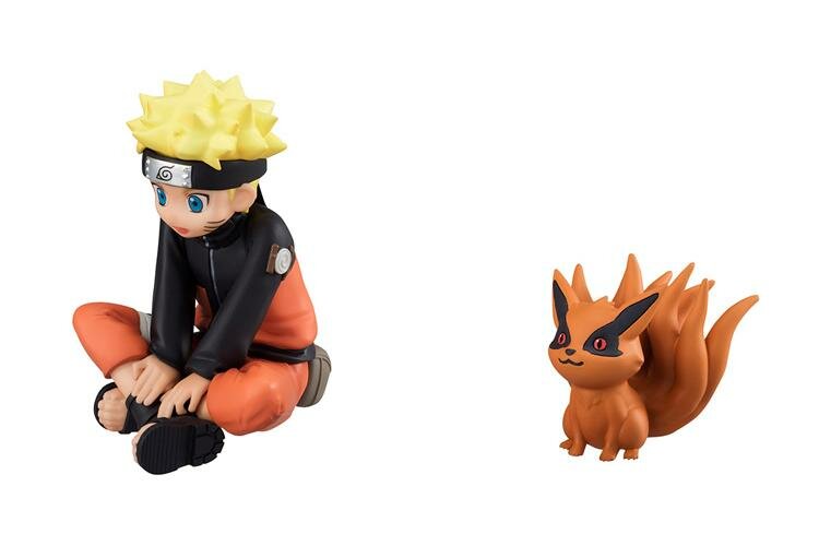 Фигурка унисекс MegaHouse Naruto Uzumaki и Nine Tails, Naruto Shippuden, 2 шт.