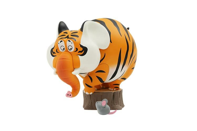 Фигурка унисекс 52TOYS "Дядюшка Фуджима: Слон-Тигр", Fat tiger - elephant