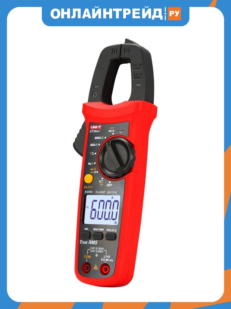 Токоизмерительные клещи Uni-t UT204+