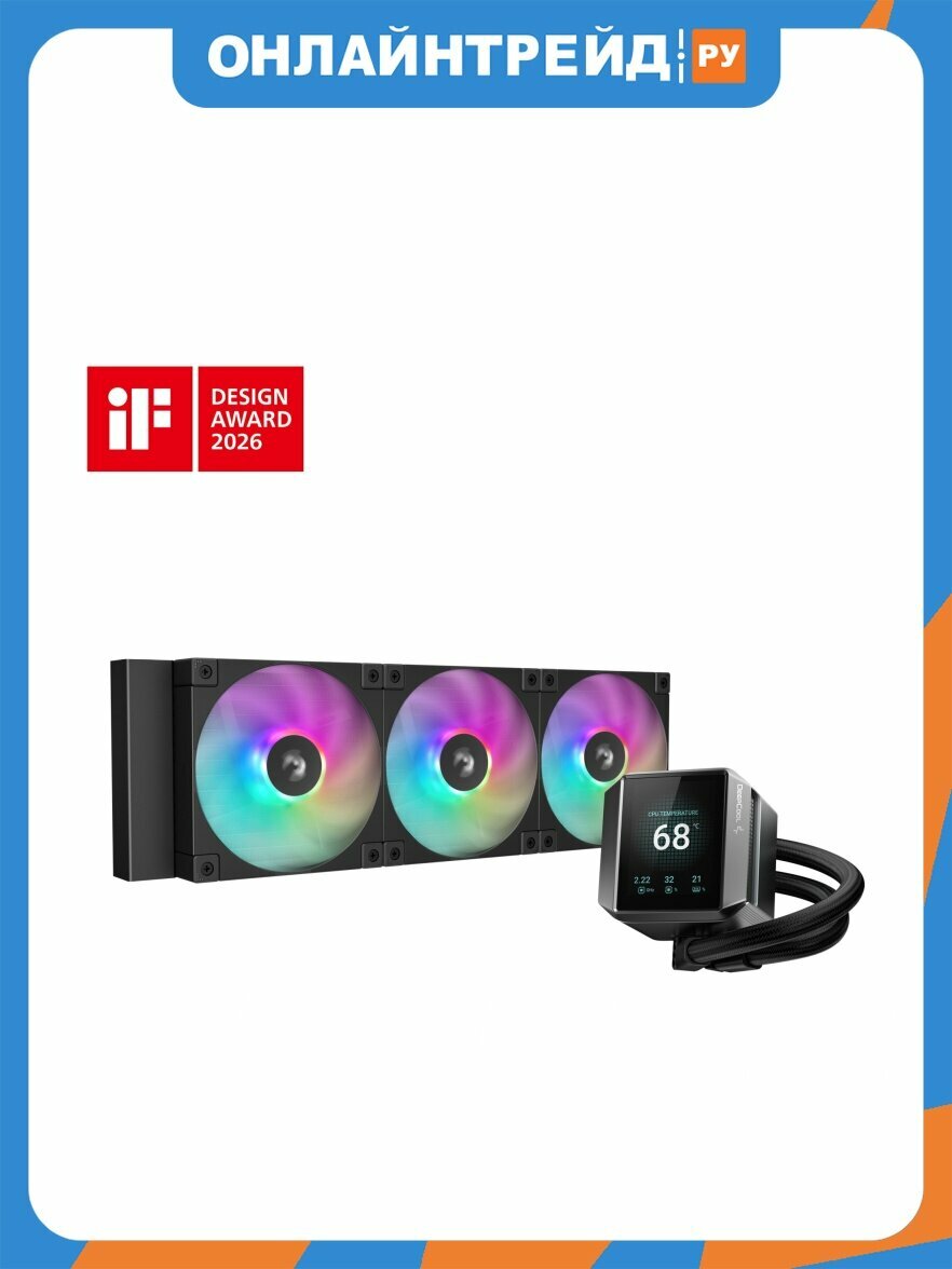 СВО для процессора Deepcool MYSTIQUE 360 ARGB (R-LX750-BKADSNC-G-1)