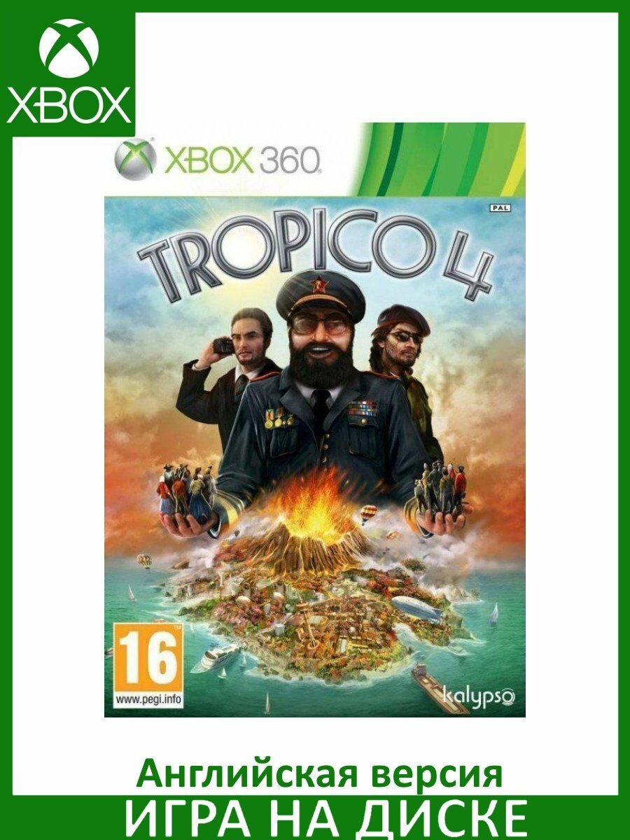 Игра Тропико 4 (Tropico 4) Xbox 360, Xbox One Диск Английская версия