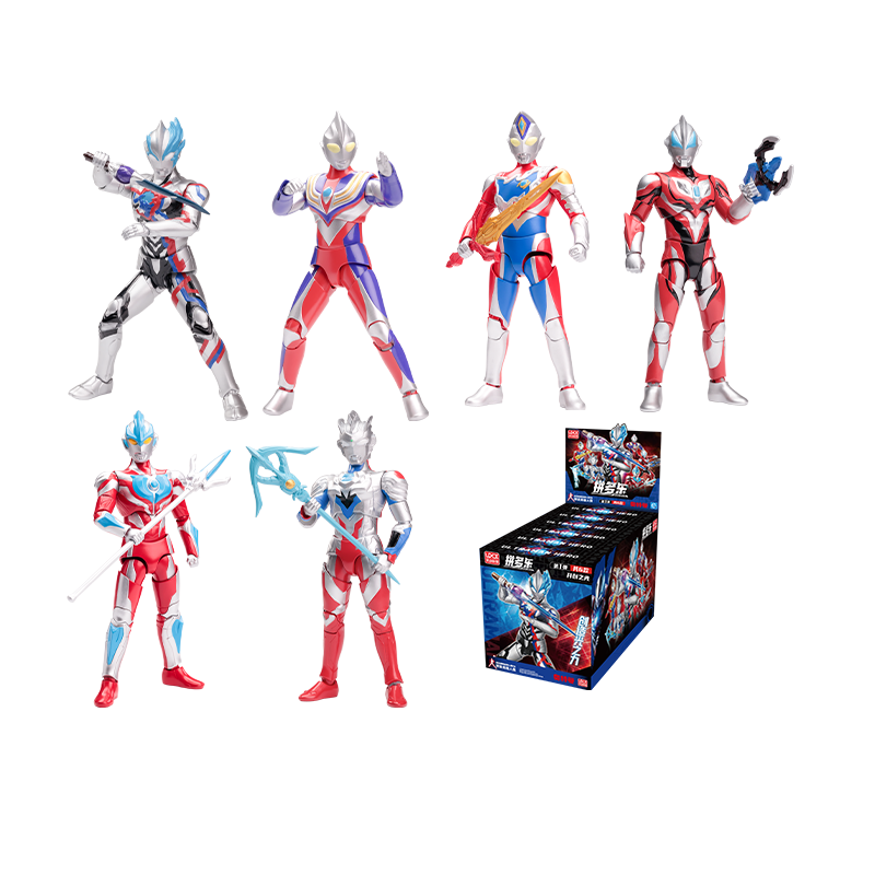 Игрушка унисекс Spiritual Creations Ultraman Collection Tiga Zeta Blaze, Full Box 6 шт.