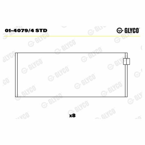 Вкладыши двигателя шатунные Glyco 0140794STD