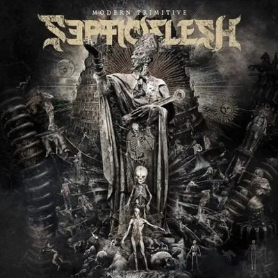 Septicflesh - Modern Primitive, 2LP Gatefold, RED BLACK MARBLED LP