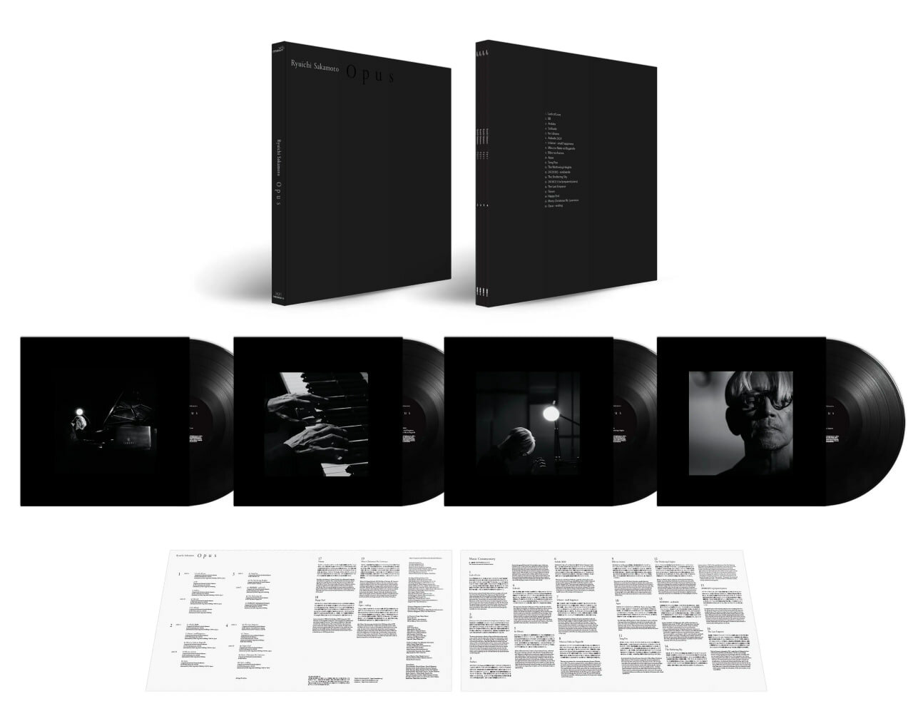 Ryuichi Sakamoto - Opus - 4LP BoxSet - новая виниловая пластинка — фото 1