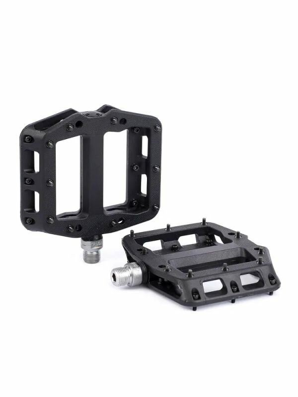Педаль MTB HONGDING HD-870, 9/16 резьба, NYLON корпус, 1DU+1 пром. подшипника, 102х114мм