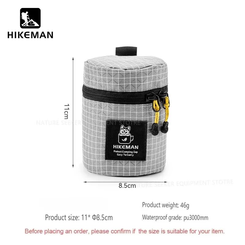 HIKEMAN сумка для хранения чашек из UHMWPE волокна Gray
