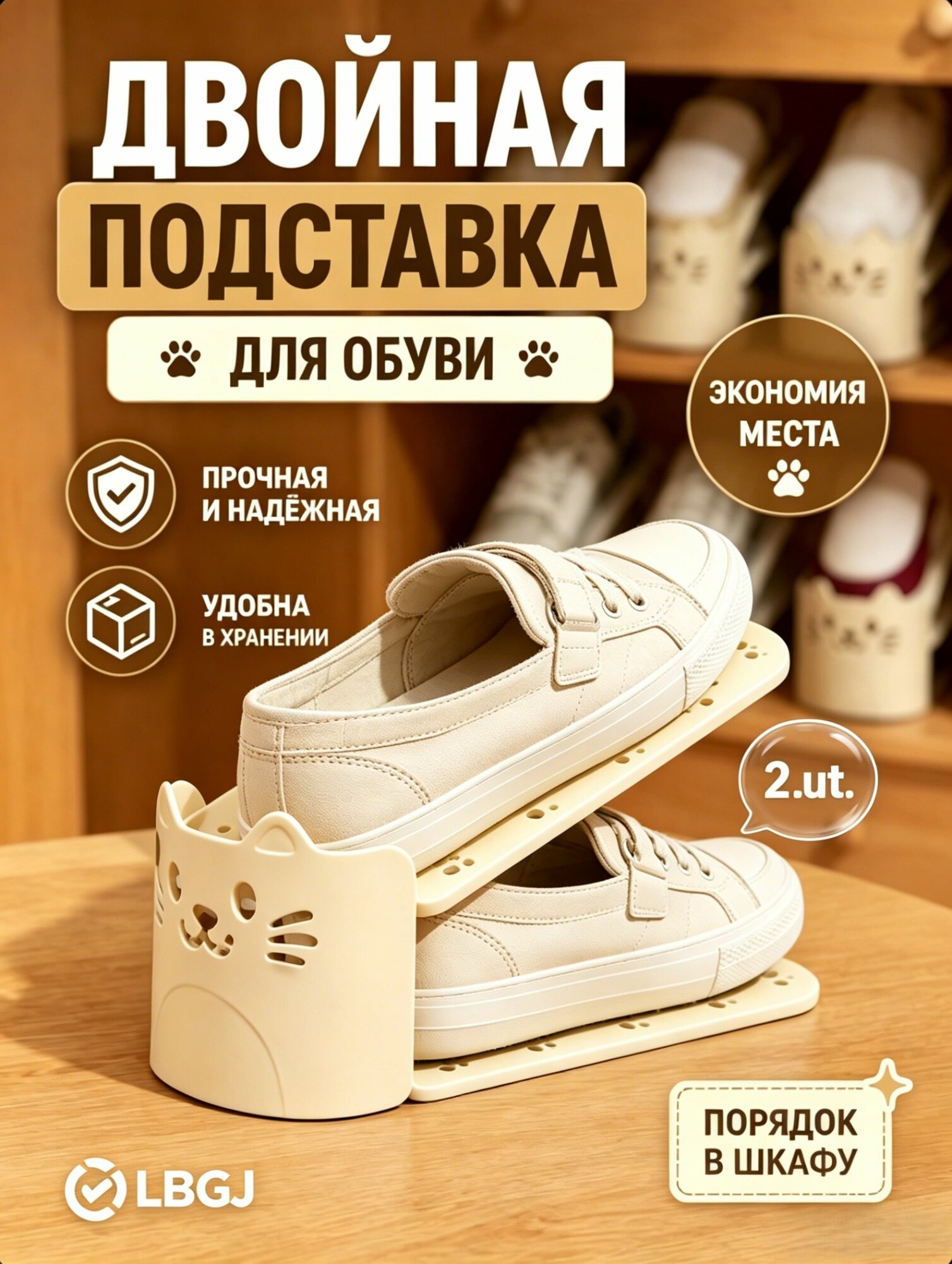 Подставка для обуви 26 см х 10_см х 10 см