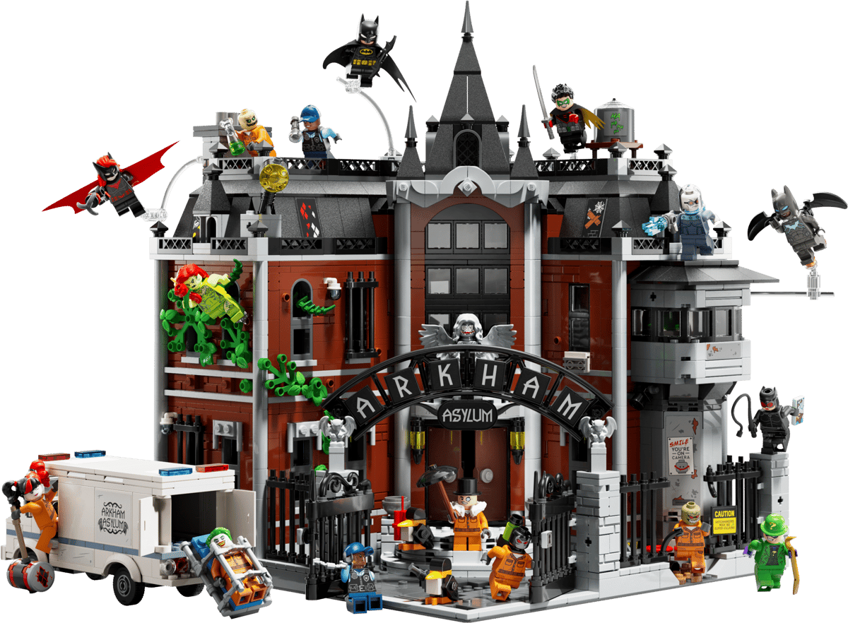 Конструктор LEGO DC 76300 Лечебница «Аркхем», 18+, 2953 дет. — фото 1