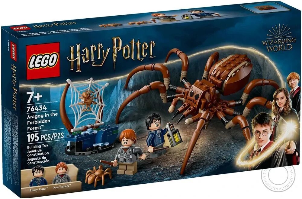 Конструктор Harry Potter Арагог в Запретном лесу, 195 детали, возраст от 7+, 76434