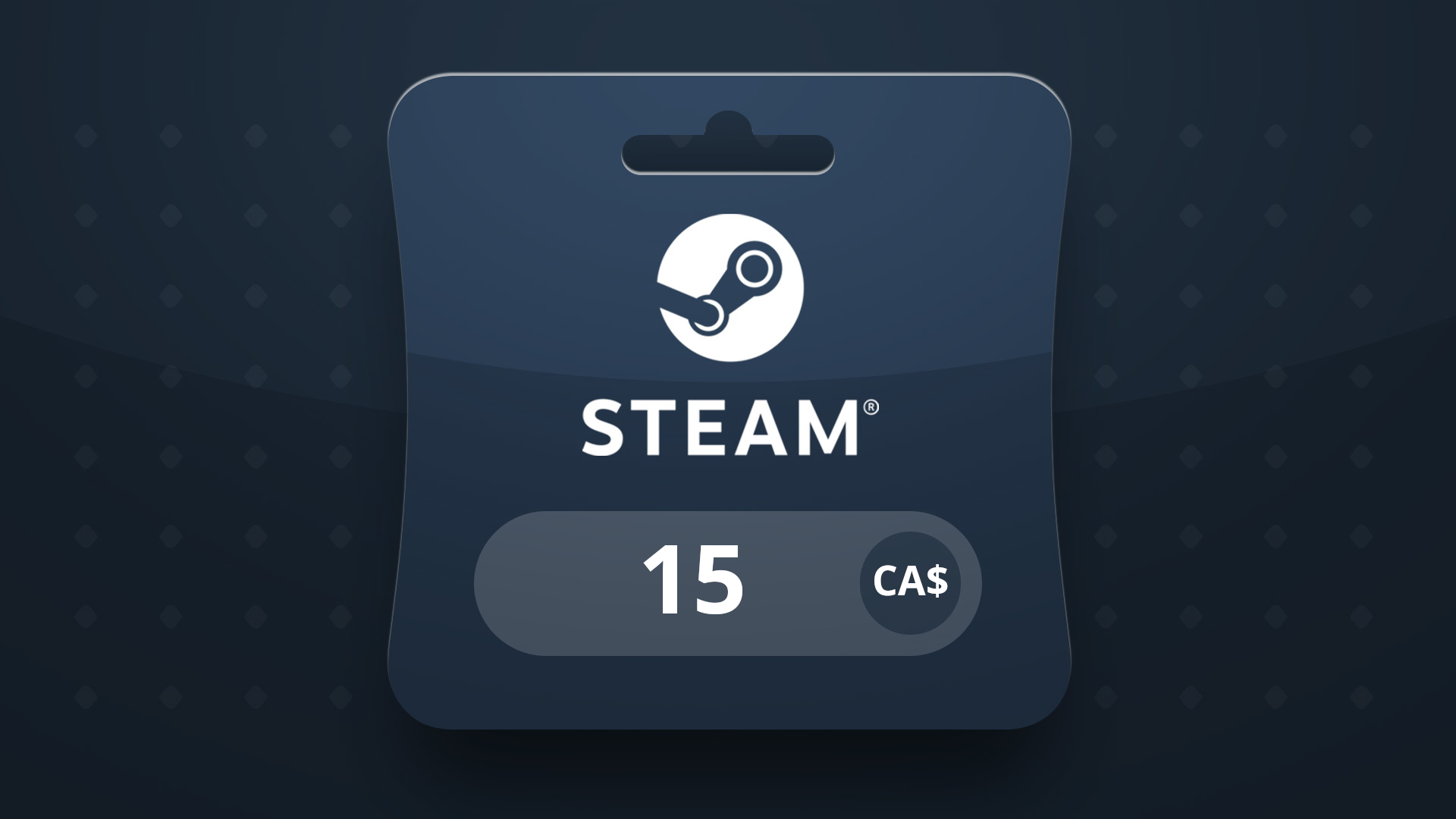 Steam Wallet CAD 15 Подарочная карта • регион Весь мир • цифровой ключ