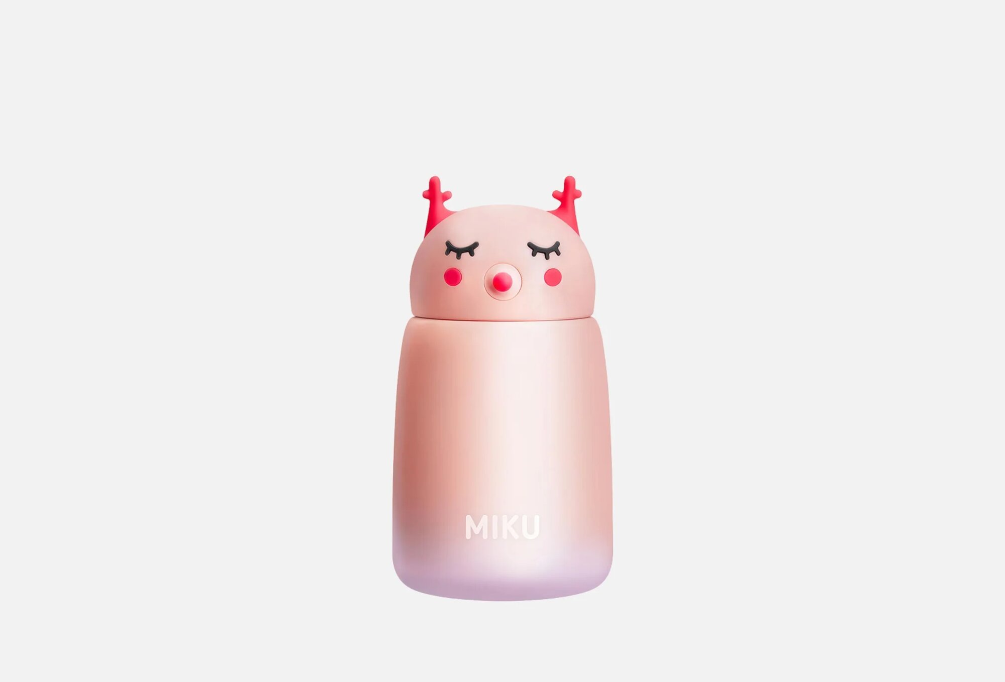 Miku Сова, персиковый ТермоС 1шт