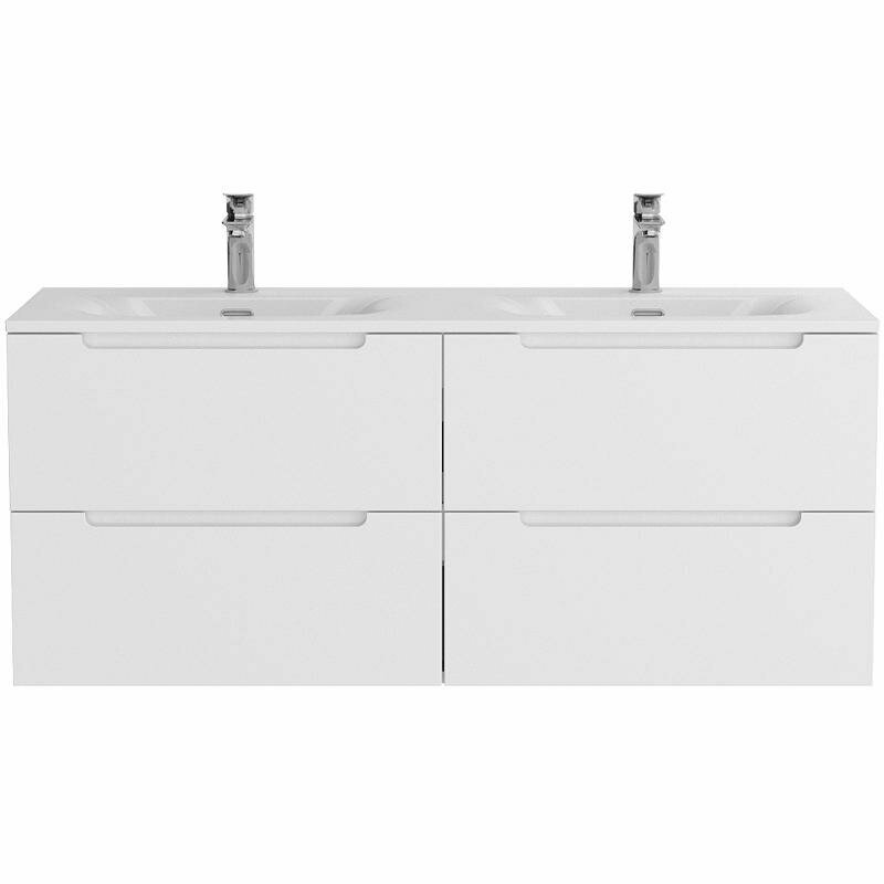 Тумба под раковину BelBagno Etna 120 ETNA-1200-4C-SO-2-BL подвесная Bianco Lucido