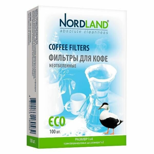 Фильтр для кофеварки Nordland 1х4 100шт (180582)