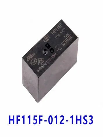 5 шт Pеле HF115F 012-1HS3 6Pin 16A