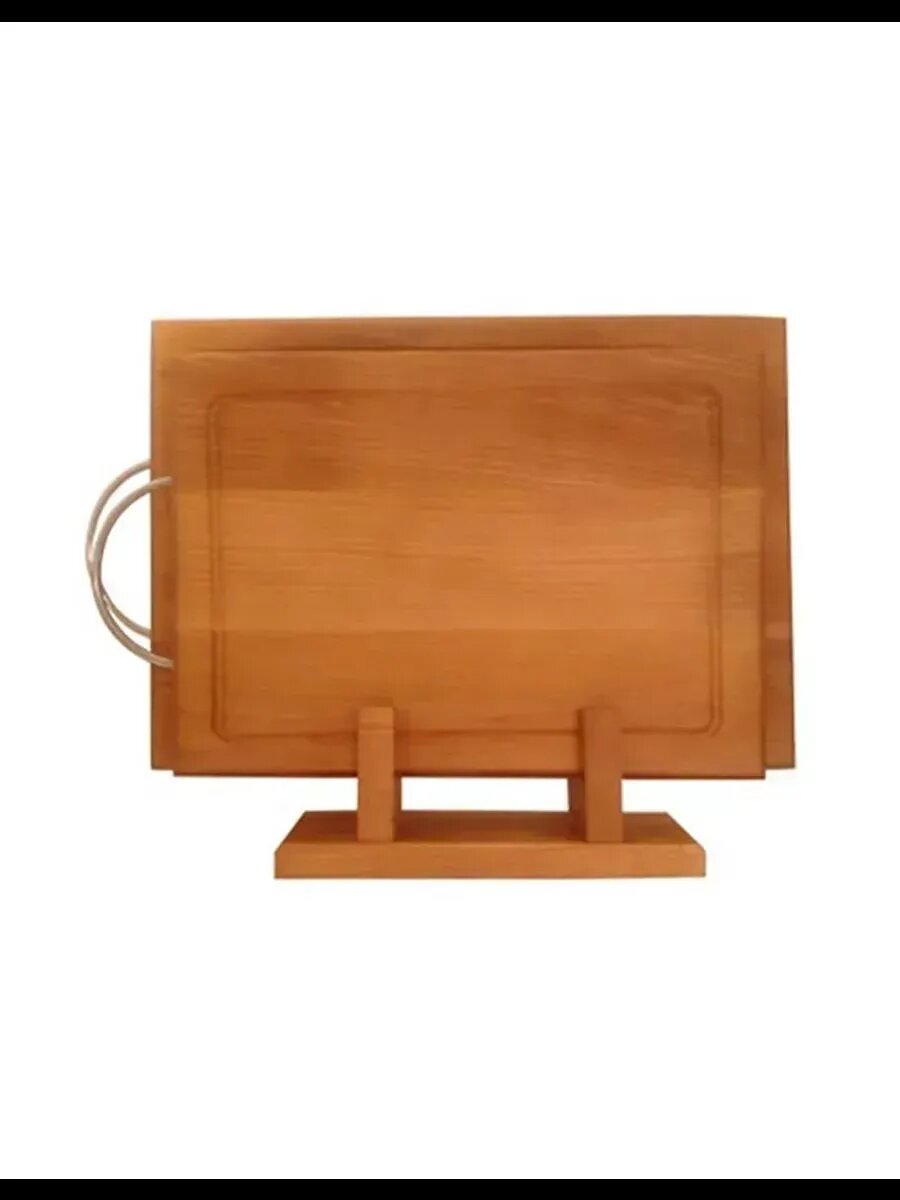 Доски разделочные 2 шт деревянная, 35x24 см и 30x22 см