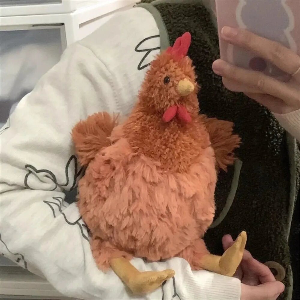 Мягкая игрушка петух декомпрессионная забавная курица