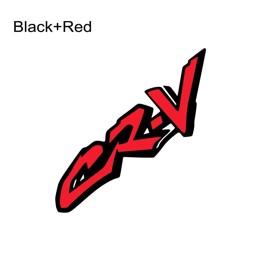 Наклейки на авто Honda CR-V Black Red 14x5cm