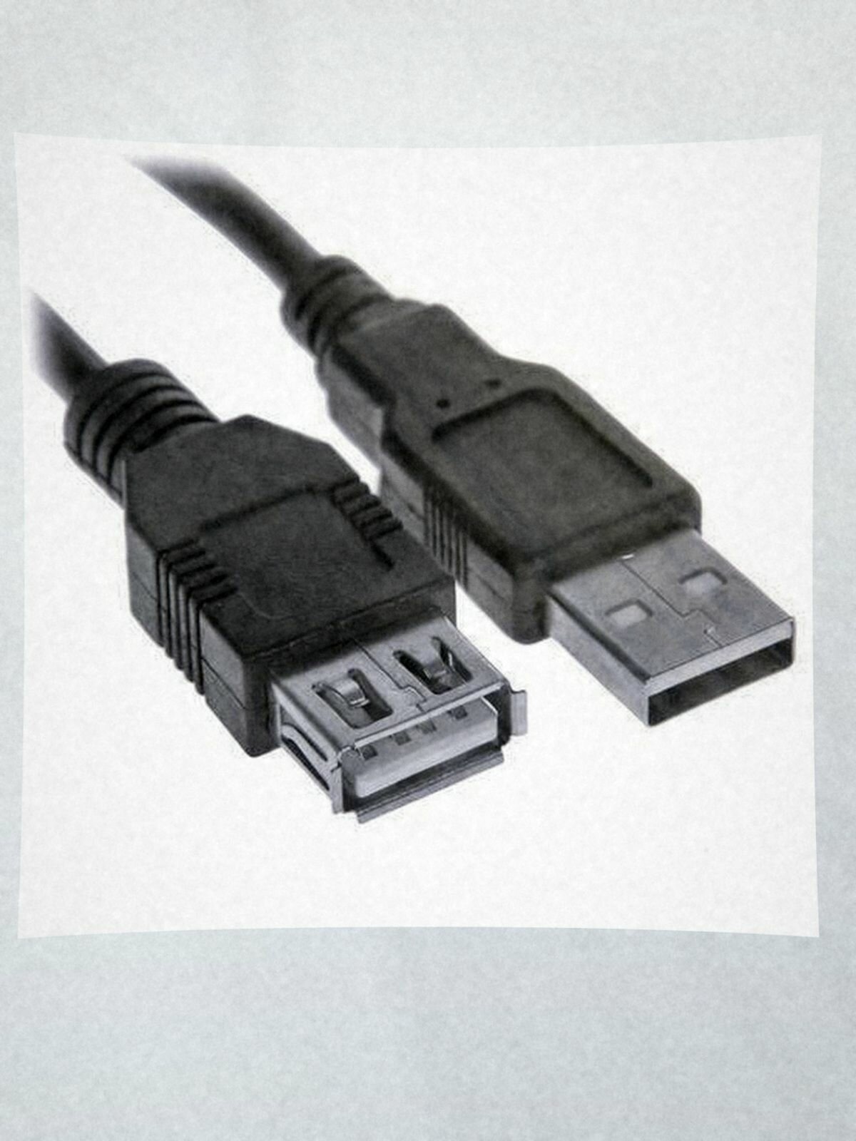 Кабель, удлинительный, USB 2.0 Type-A-USB 2.0 Type-A, практичный